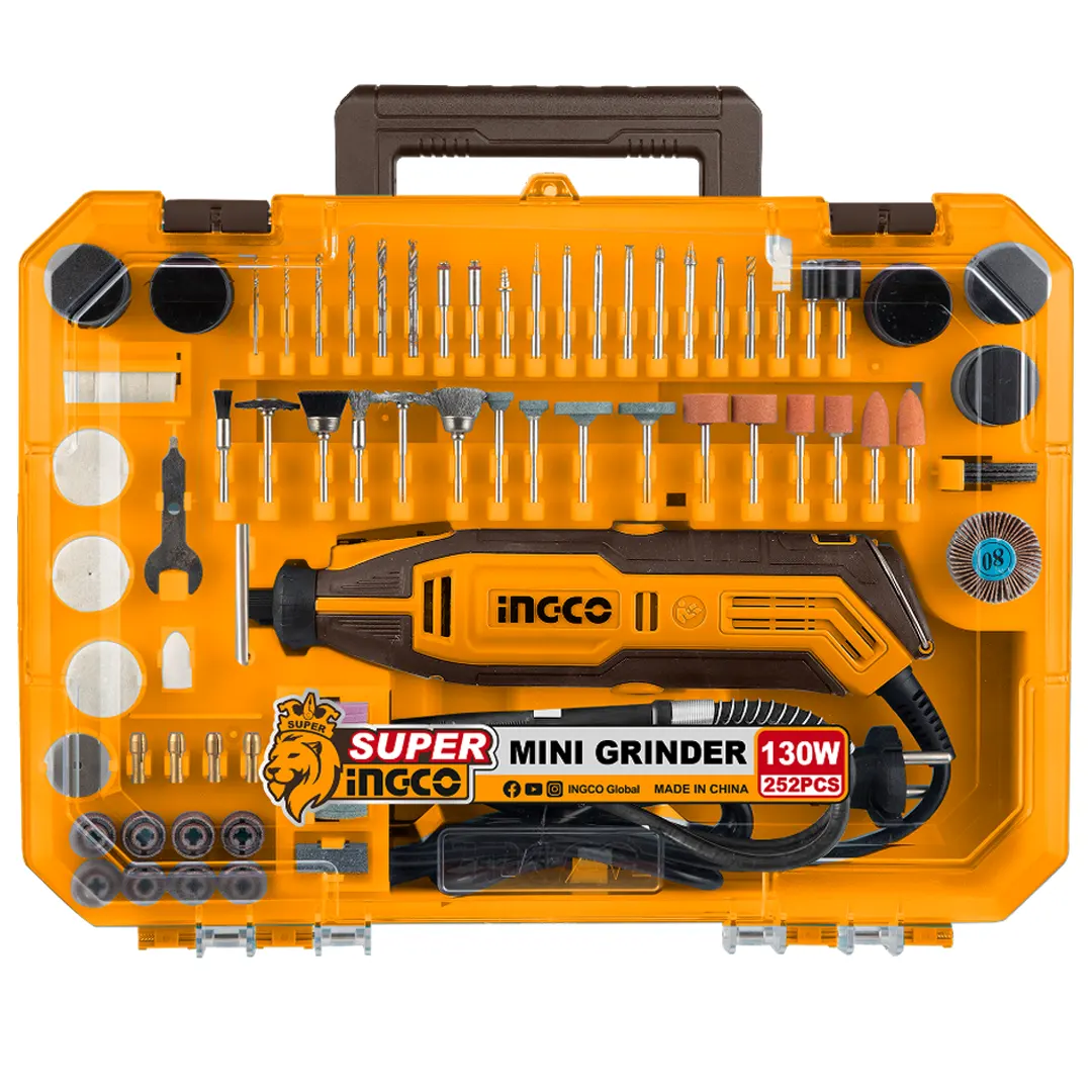 Meuleuse droite ingco 130w 252 pcs - Ingco Meuleuse droite ingco 130w 252 pcs - Ingco